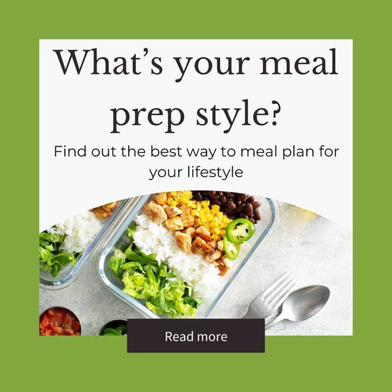 What’s your meal prep style? - Nutrition con Sabor - Latina Dietitian